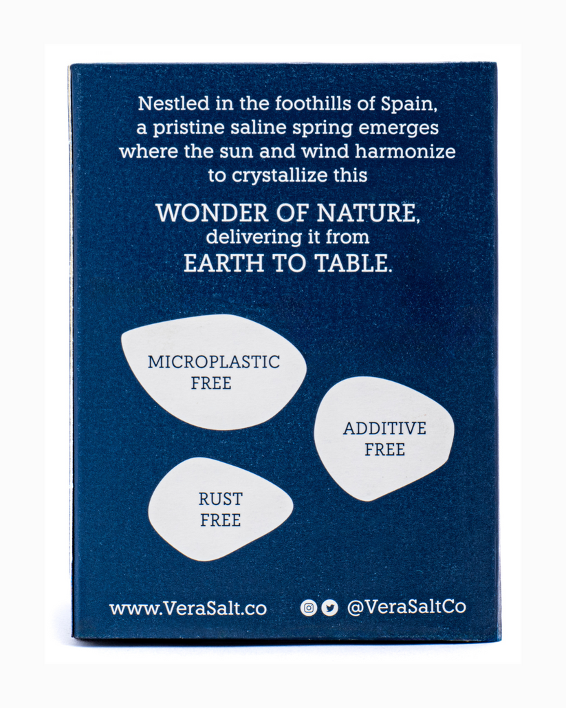 Flake Pure Natural Spring Salt (180g) - Microplastic Free – Vera Salt